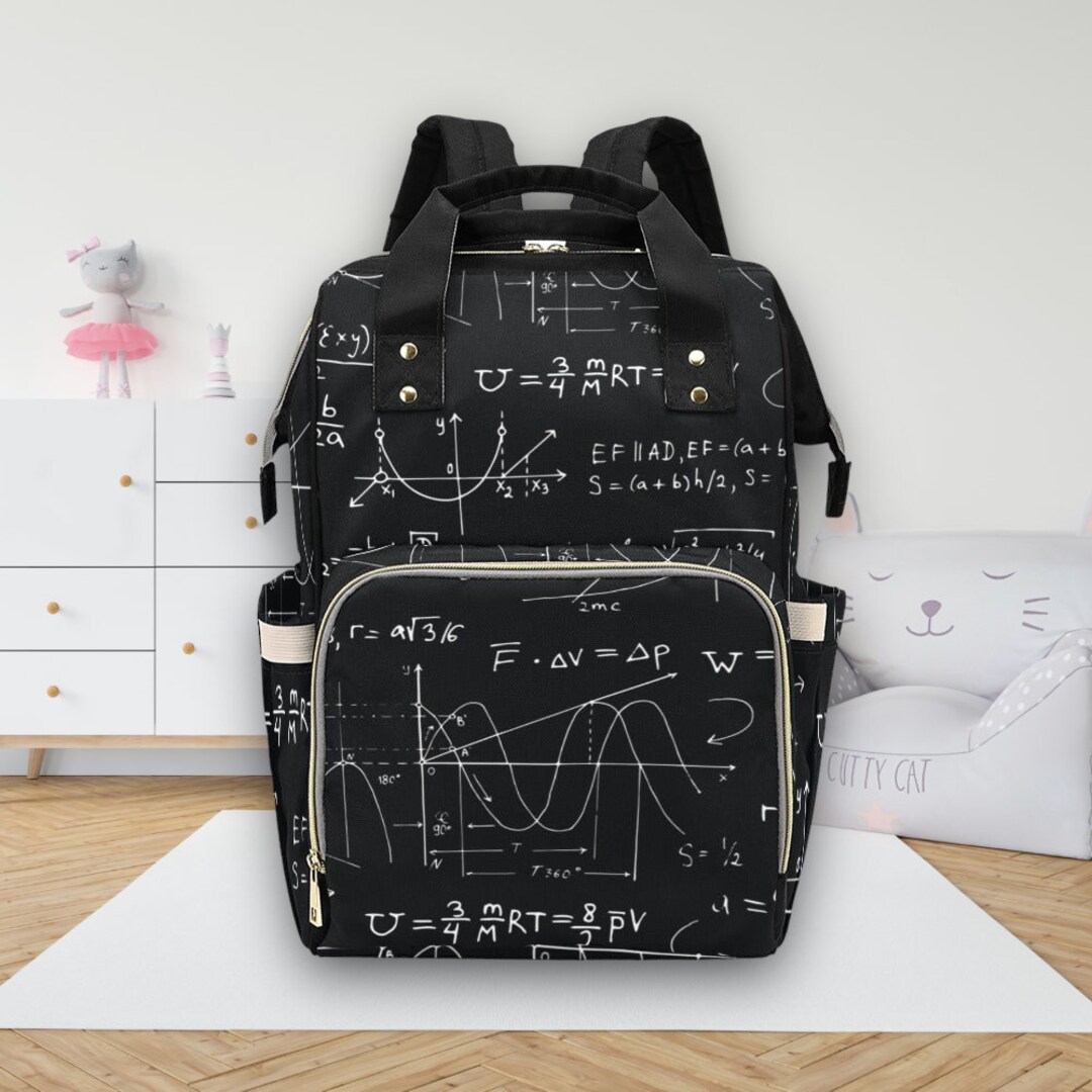 Baby Goth Diaper Nappy Bag Goth Math Baby Bag Goth Backpack - Etsy