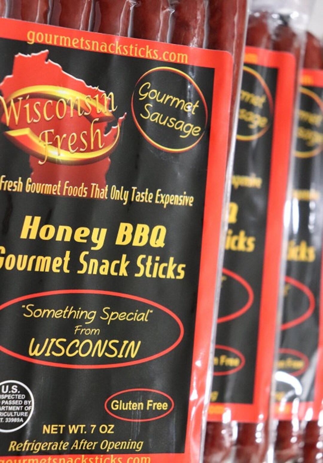Honey BBQ Gourmet Snack Sticks the Best Wisconsin Snack Stick Ever ...