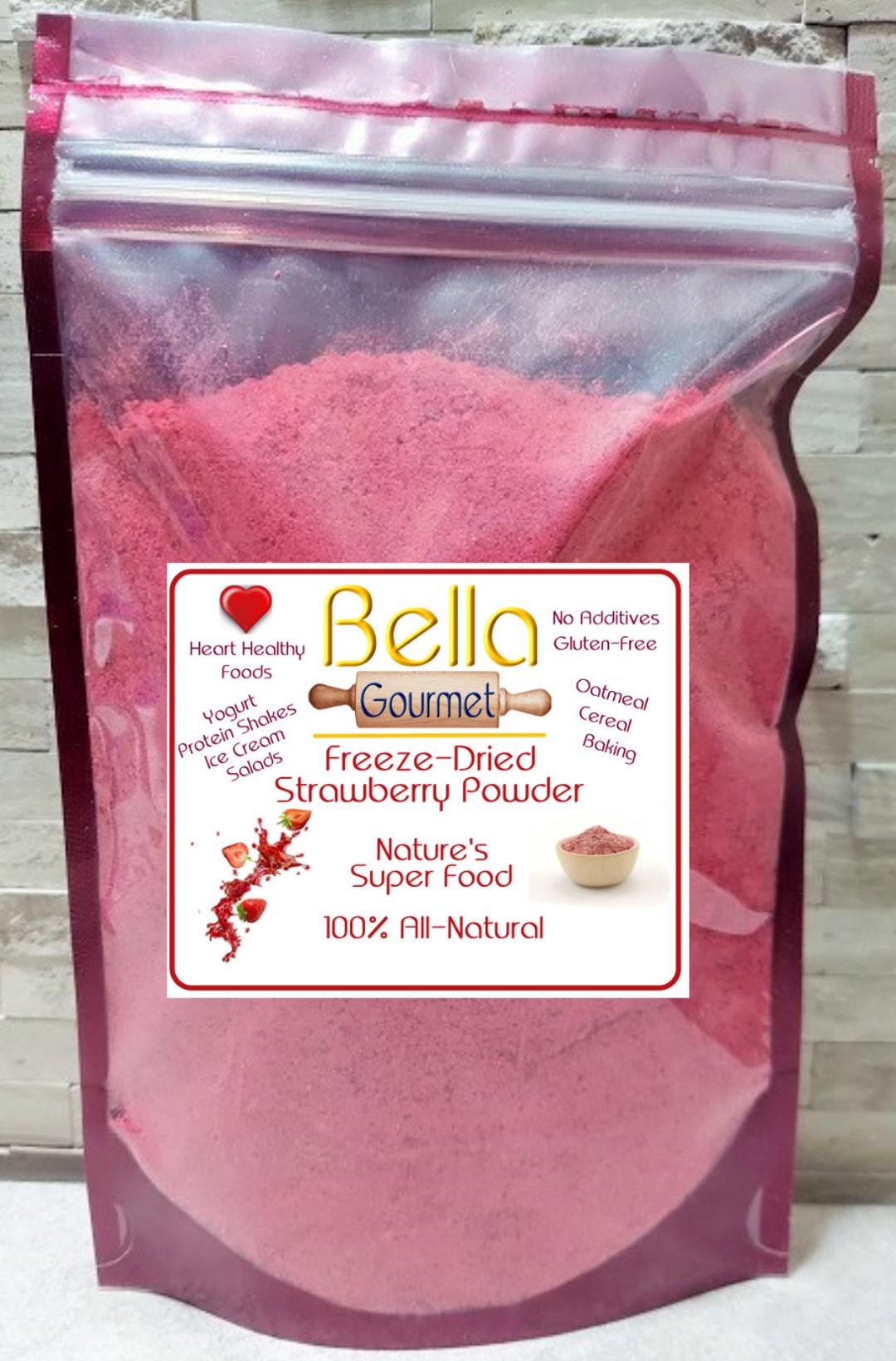 Freeze Dried Strawberry Powder Freeze-dried Fresh Organic Strawberries ...