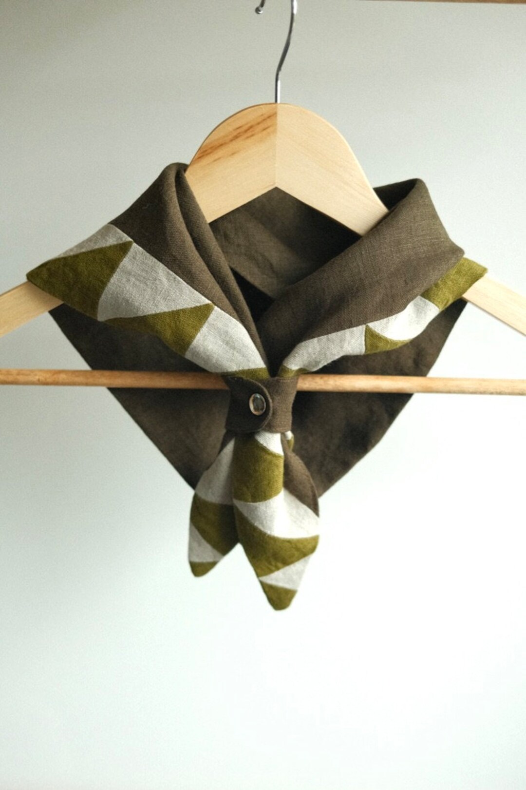 Linen Patchwork Neckerchief - Etsy