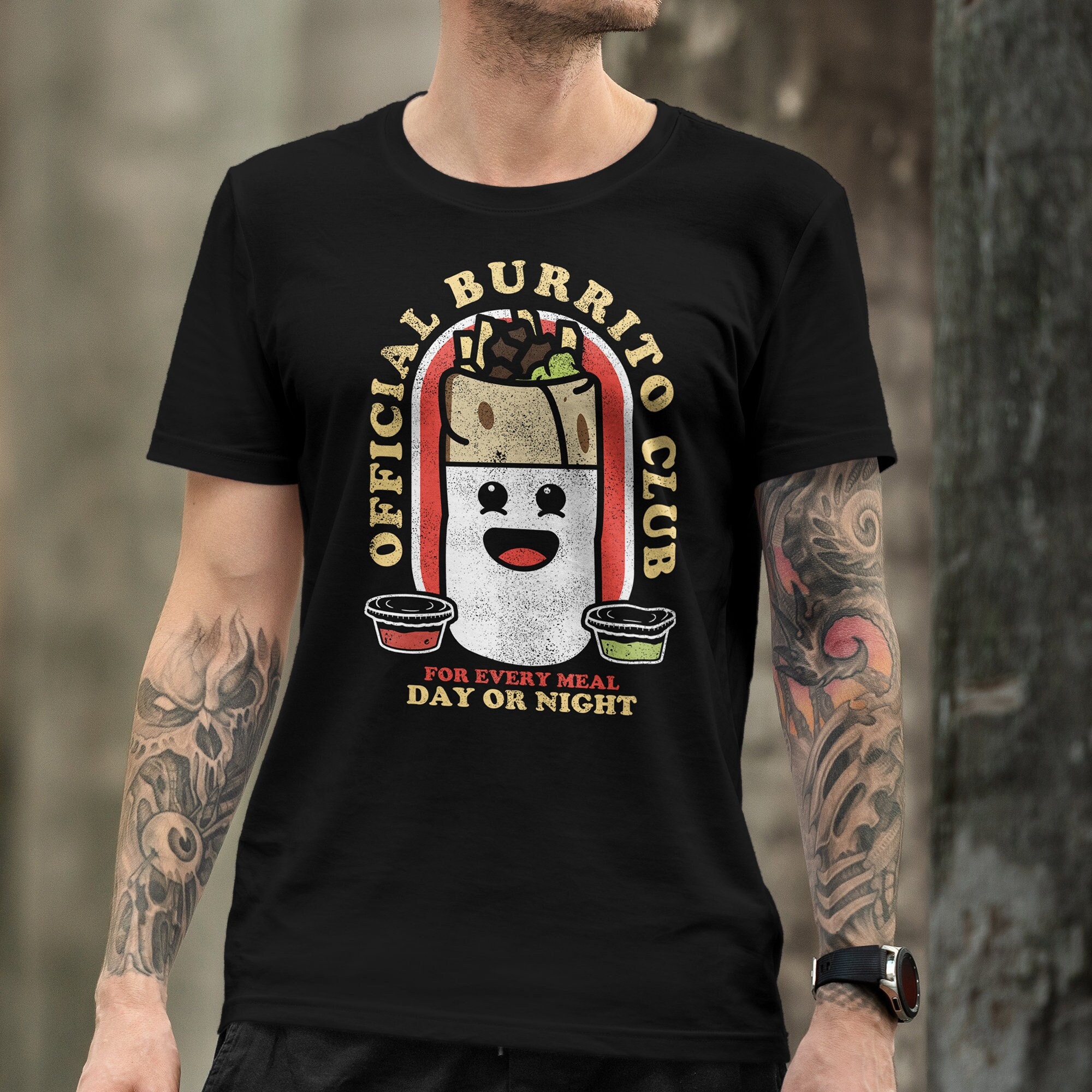 Funny Burrito T-shirt, Burrito Shirt, California Burrito Tee, Hot Sauce ...