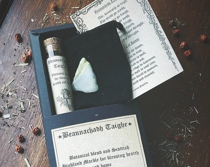 Beannachadh Taighe Home Blessing Kit With Highland Marble, Scottish ...