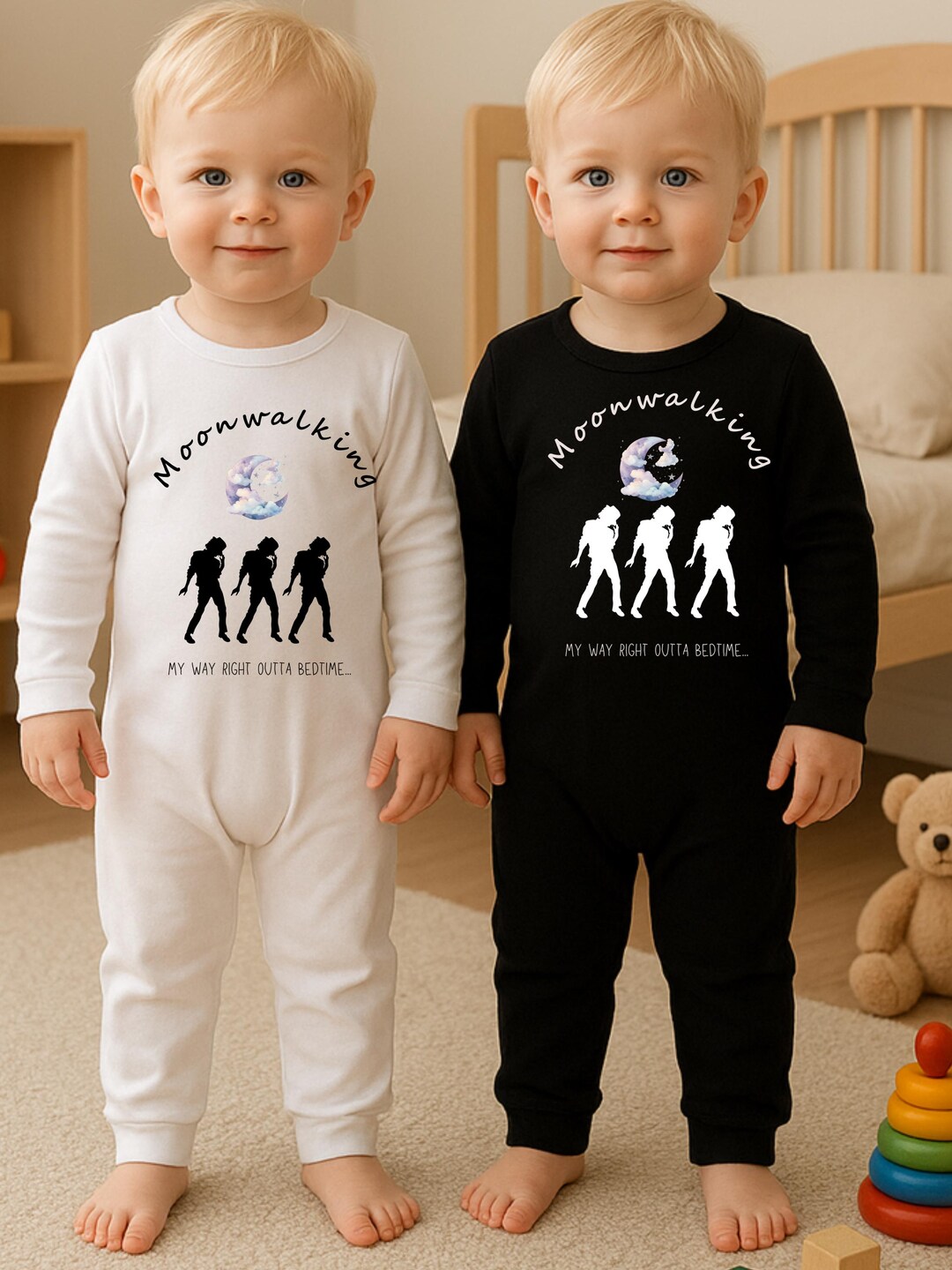 Michael Jackson Inspired Onesie | Walking Outta Bedtime Baby Romper ...