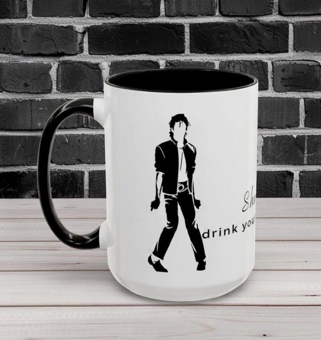 Shamone Michael Jackson Inspired Coffee Mug | Shamone Drink Your Coffee ...