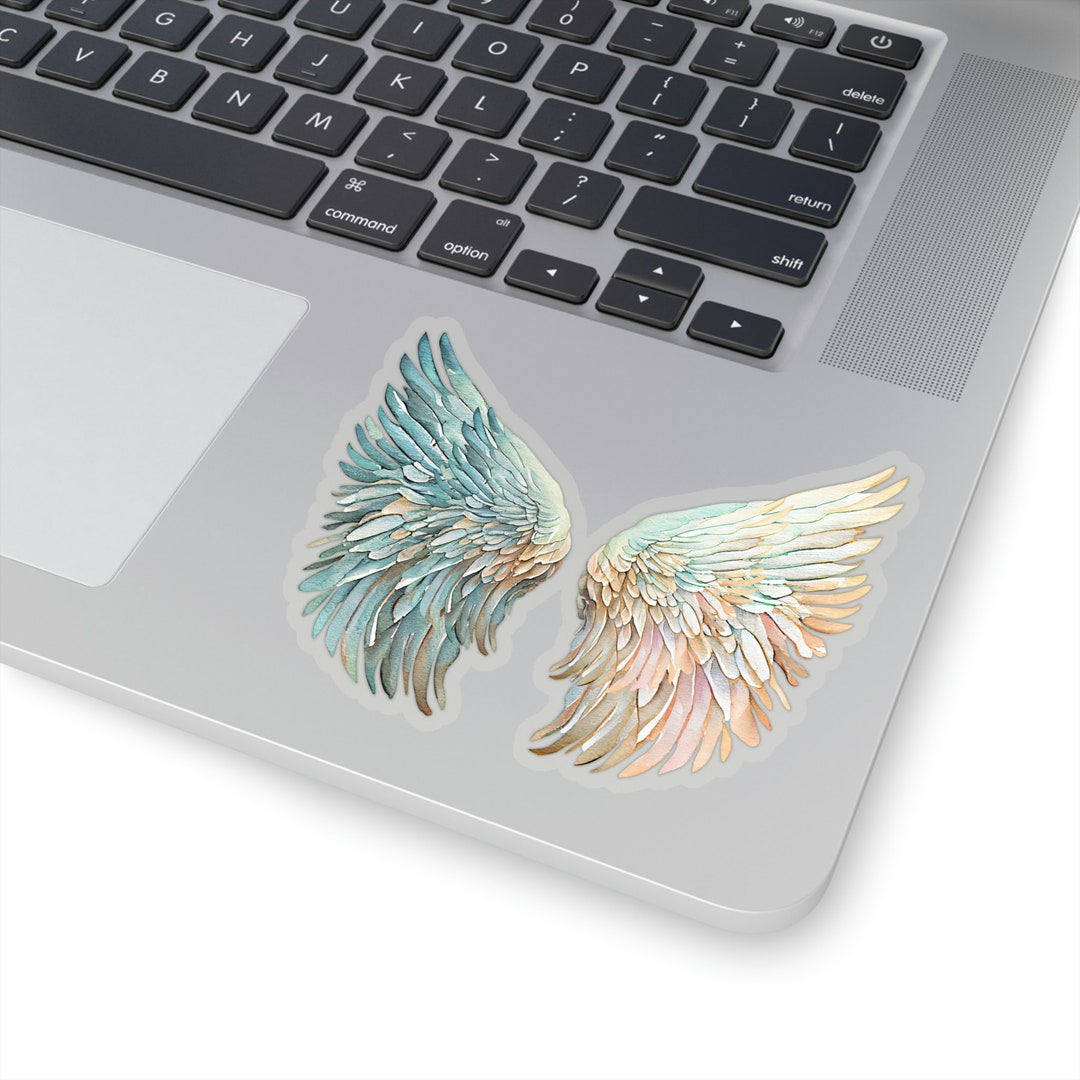 Angel Wings Decal, Eagle Wings, Grief Gift, Teacher Gift, Watercolor ...