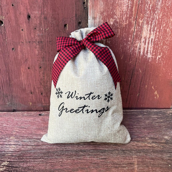 Burlap Snowflake - Etsy