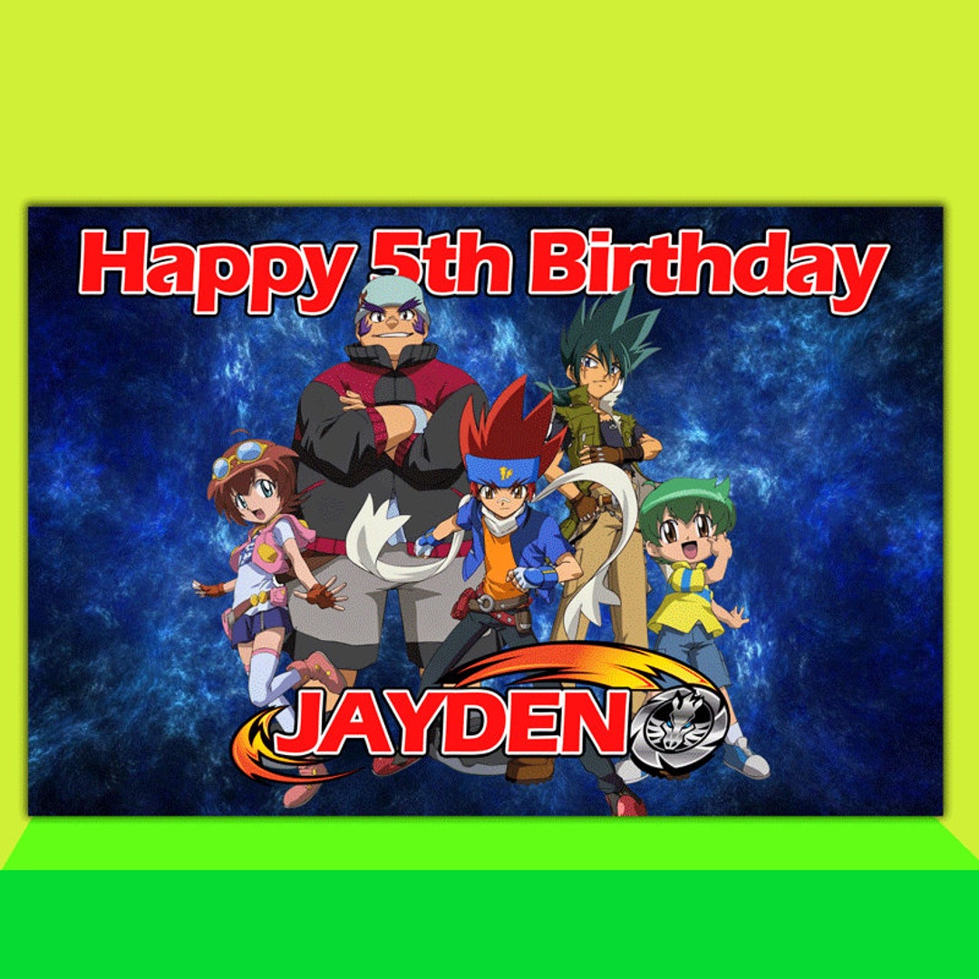 Beyblade Backdrop Beyblade Party Background Beyblade - Etsy