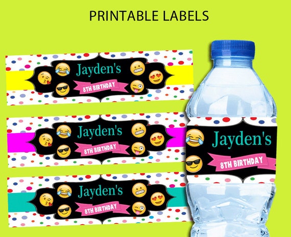 Drawing & Illustration Digital Emoji Water Label You PRINT Emoji ...
