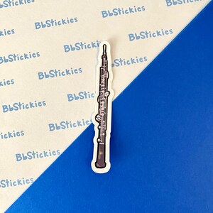 Woodwind Instruments Laminated Stickers | Flute Sticker | Oboe Sticker ...