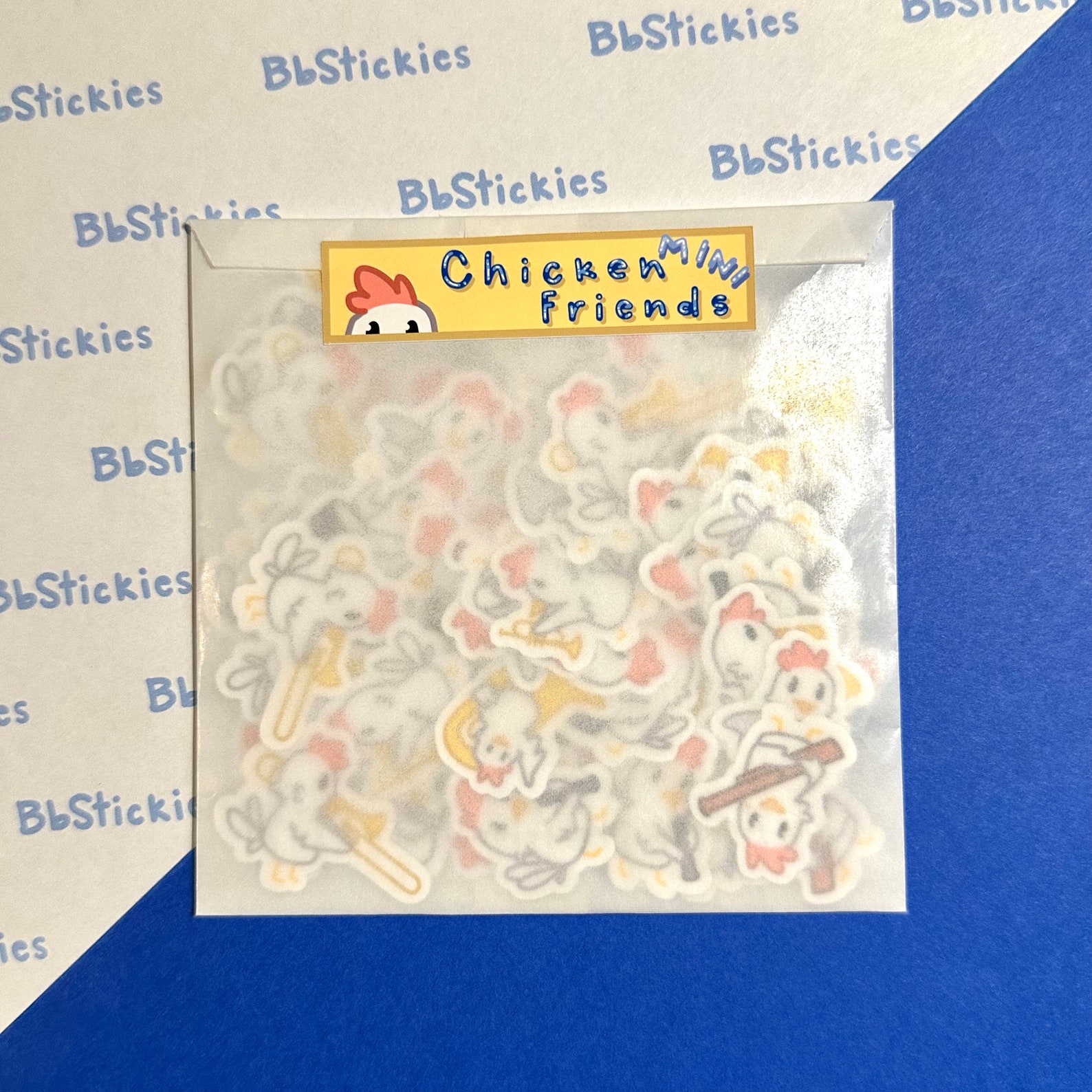 Mini Chicken Laminated Sticker Pack | Chicken Instrument Stickers ...