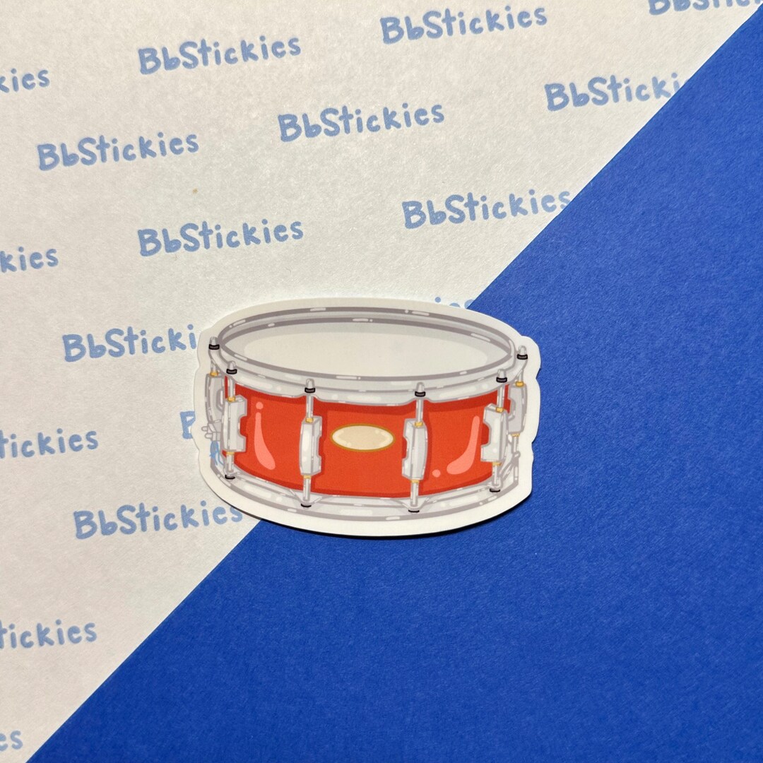 Percussion Laminated Stickers | Snare Drum Sticker | Percussion Sticker ...