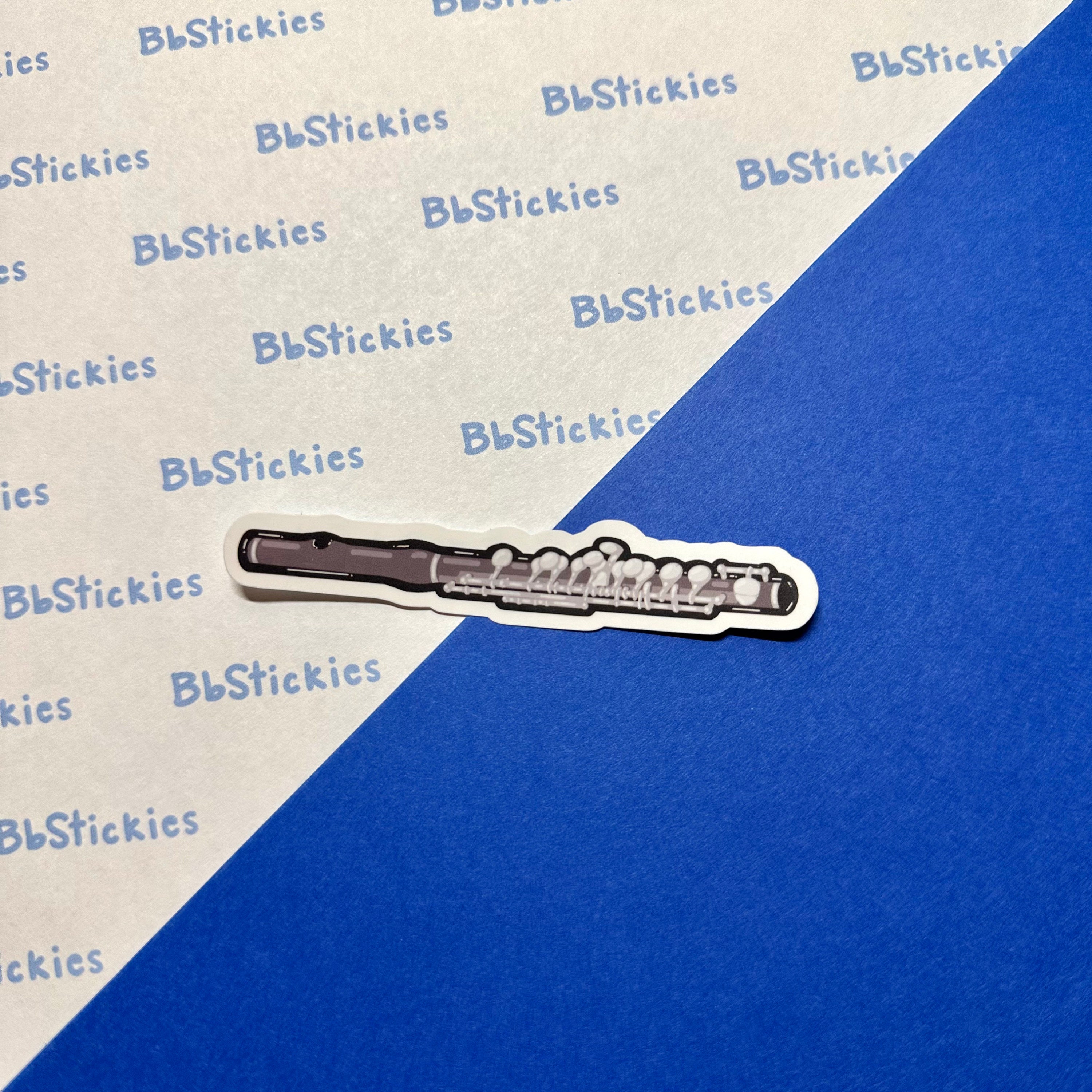 Auxiliary Instruments Laminated Stickers Piccolo Sticker - Etsy