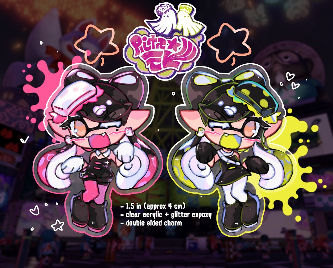US Only IN STOCK: Squid Sisters Callie Charms 2in - Etsy