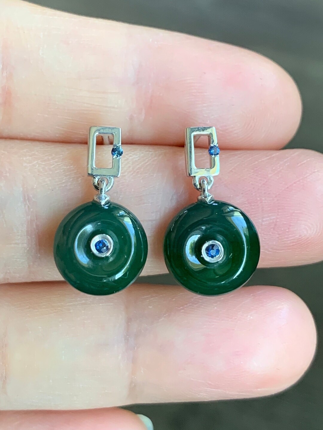 Certified Natural Guatemalan Icy Translucent Teal Green Jadeite Mini ...