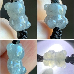 Natural Burmese Icy Translucent Wuji Jadeite Ping an Kou Donut ...