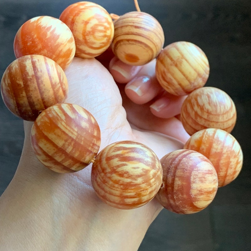 Large Wood Beads - Etsy