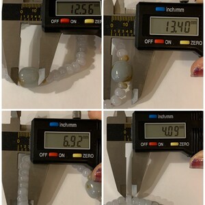 Natural Burmese Icy Translucent White Jadeite Flat Bead Large Sky Blue ...