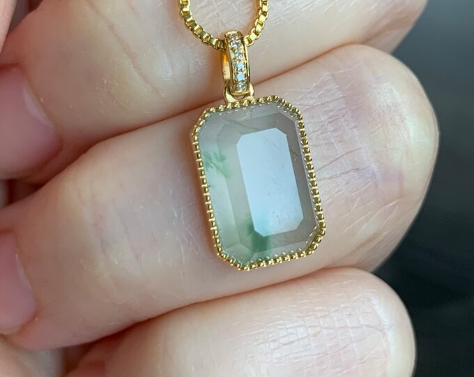 Certified Natural Burmese Premium Highly Translucent Faceted Jadeite ...
