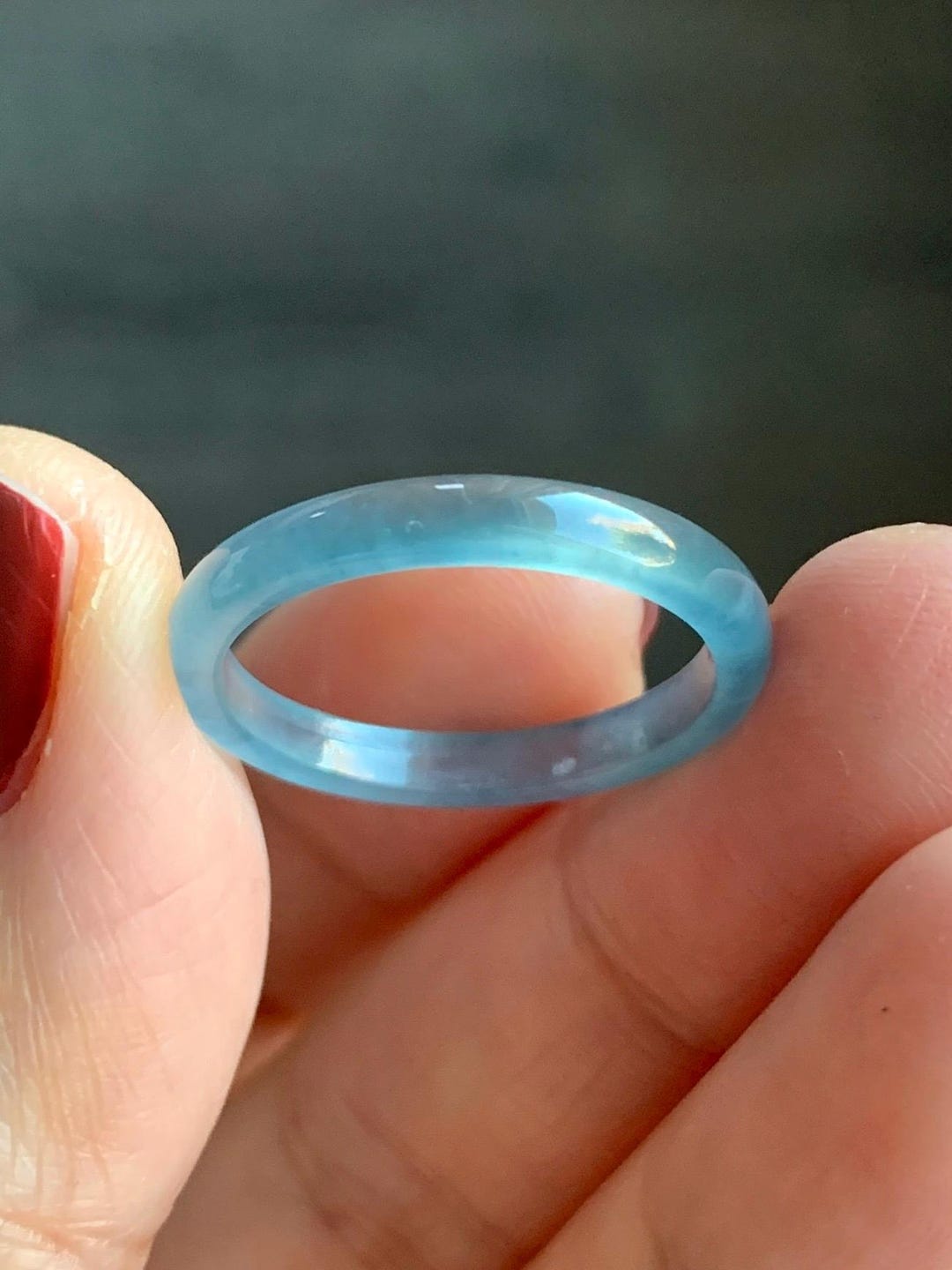 Stunning Natural Guatemalan Icy Highly Translucent Light Purplish Blue ...