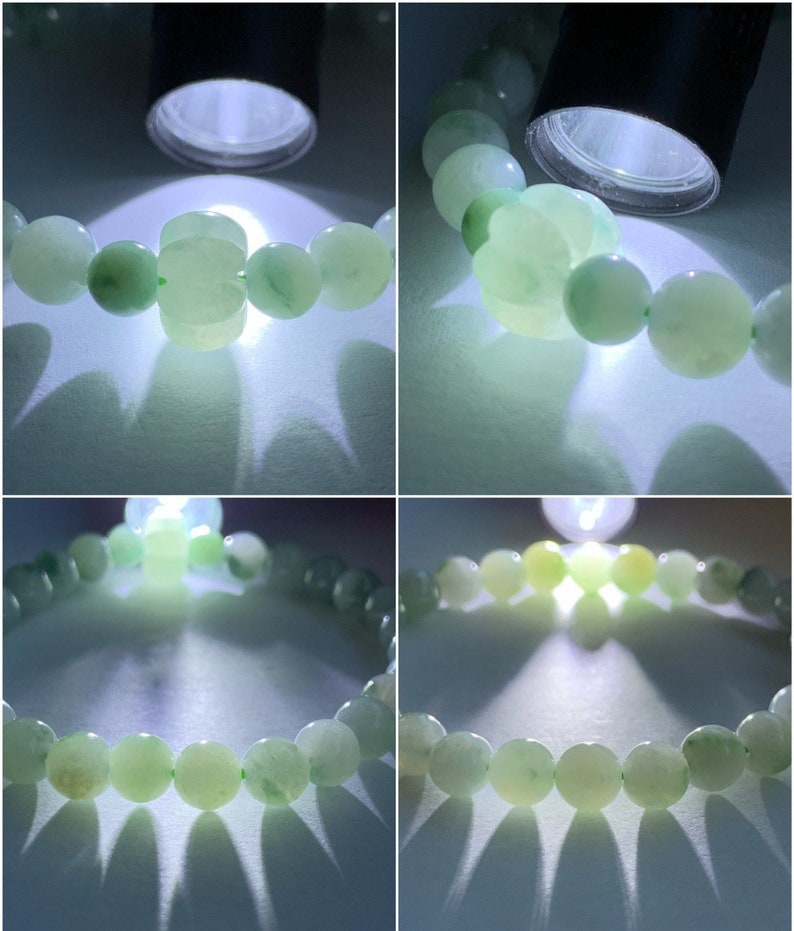 Natural Burmese Icy Translucent Light Green Jadeite W/ Green - Etsy
