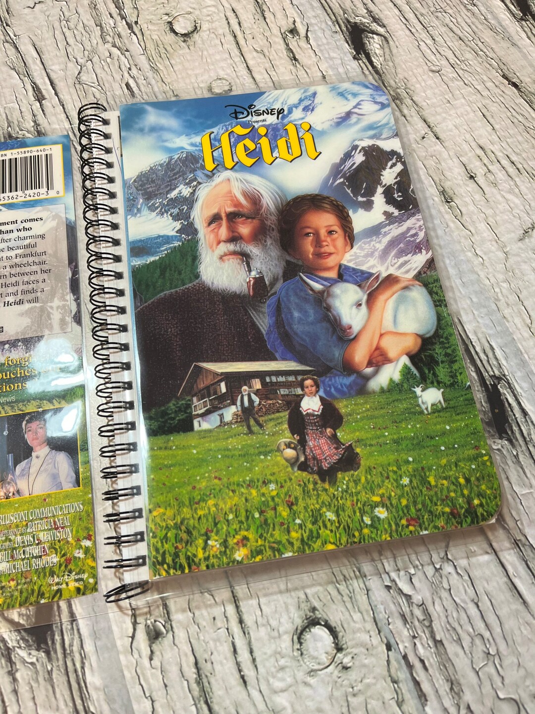 Heidi VHS Notebook - Etsy