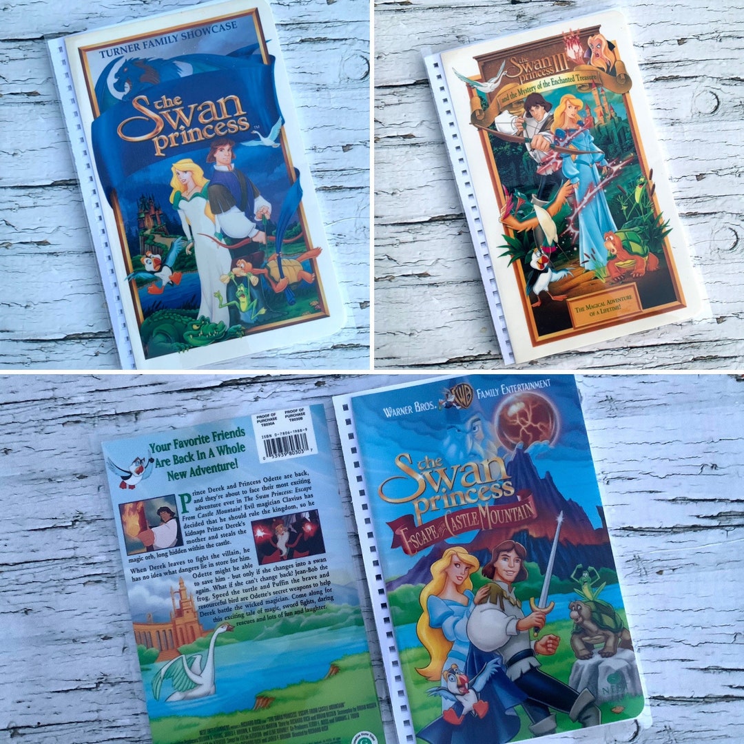 Swan Princess VHS Notebooks - Etsy