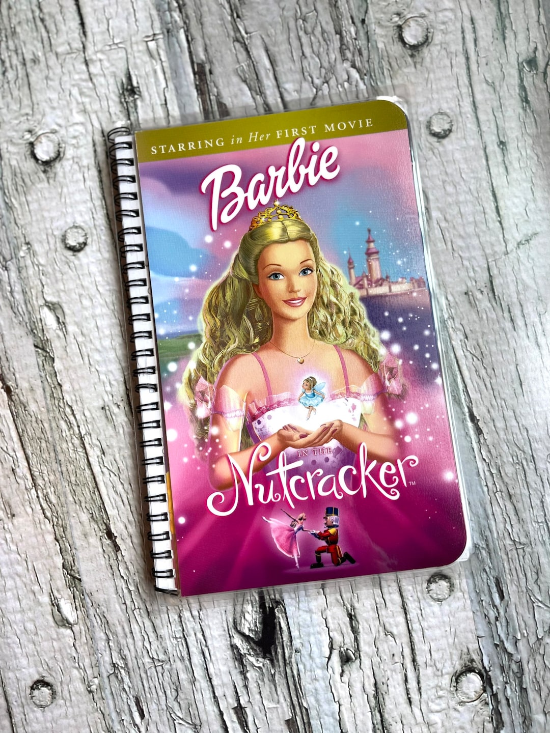 Barbie Movie Covers VHS Notebook, Nutcracker, Swan Lake, Rapunzel ...