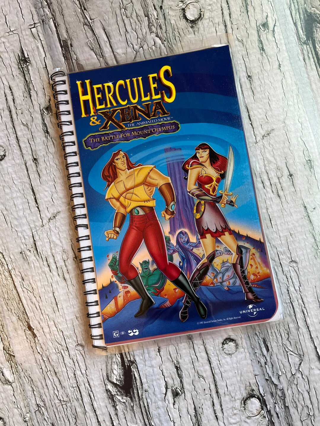 Hercules VHS Notebook - Etsy