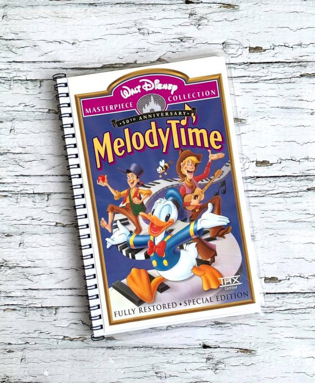 Melody Time VHS Notebook - Etsy