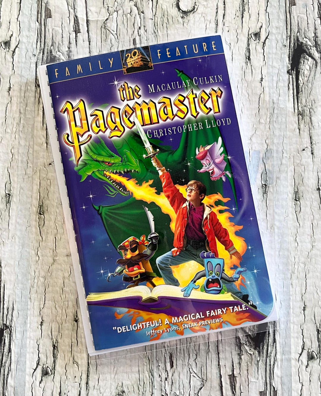 The Pagemaster VHS Notebook - Etsy