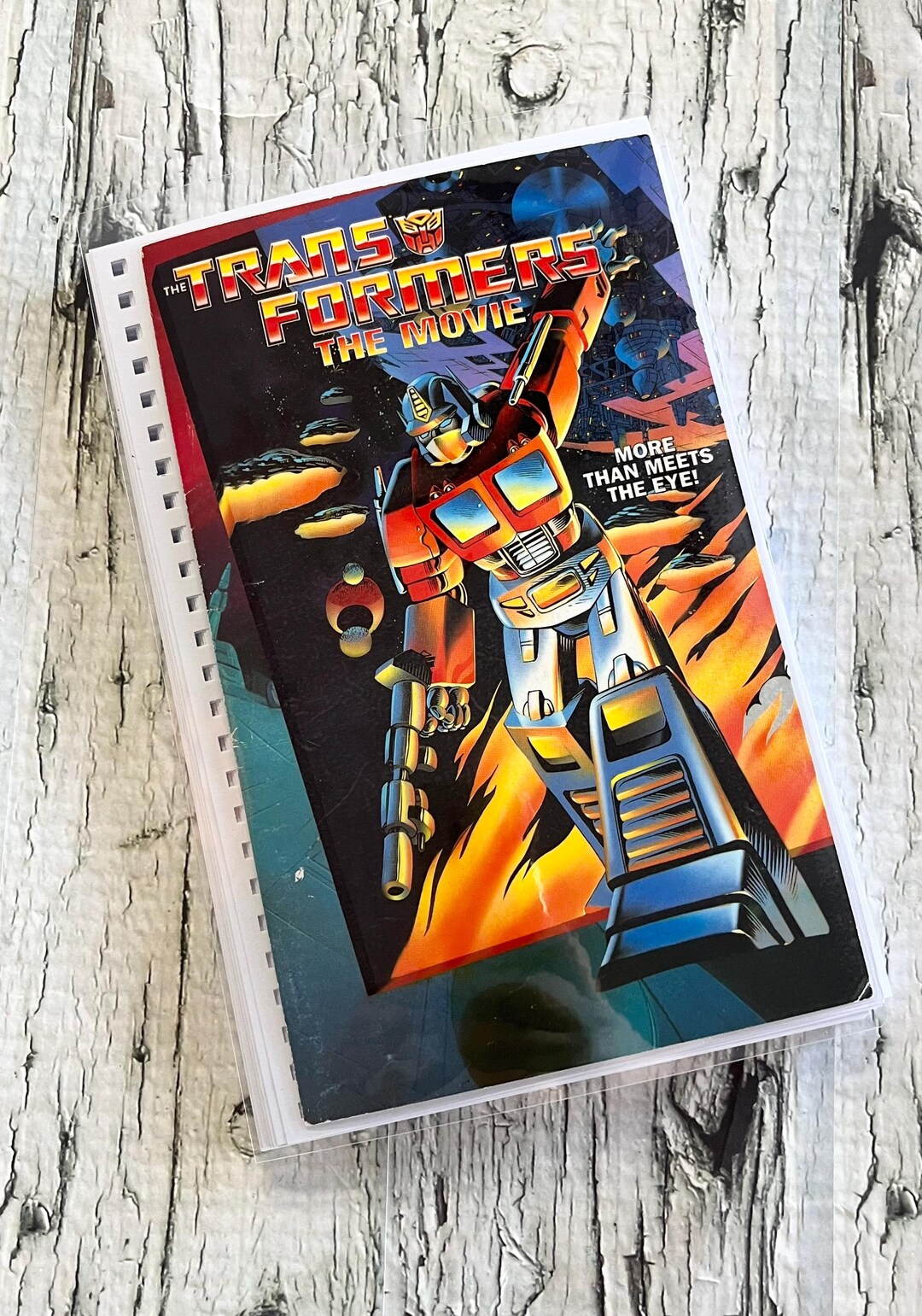 Transformers VHS Notebook - Etsy