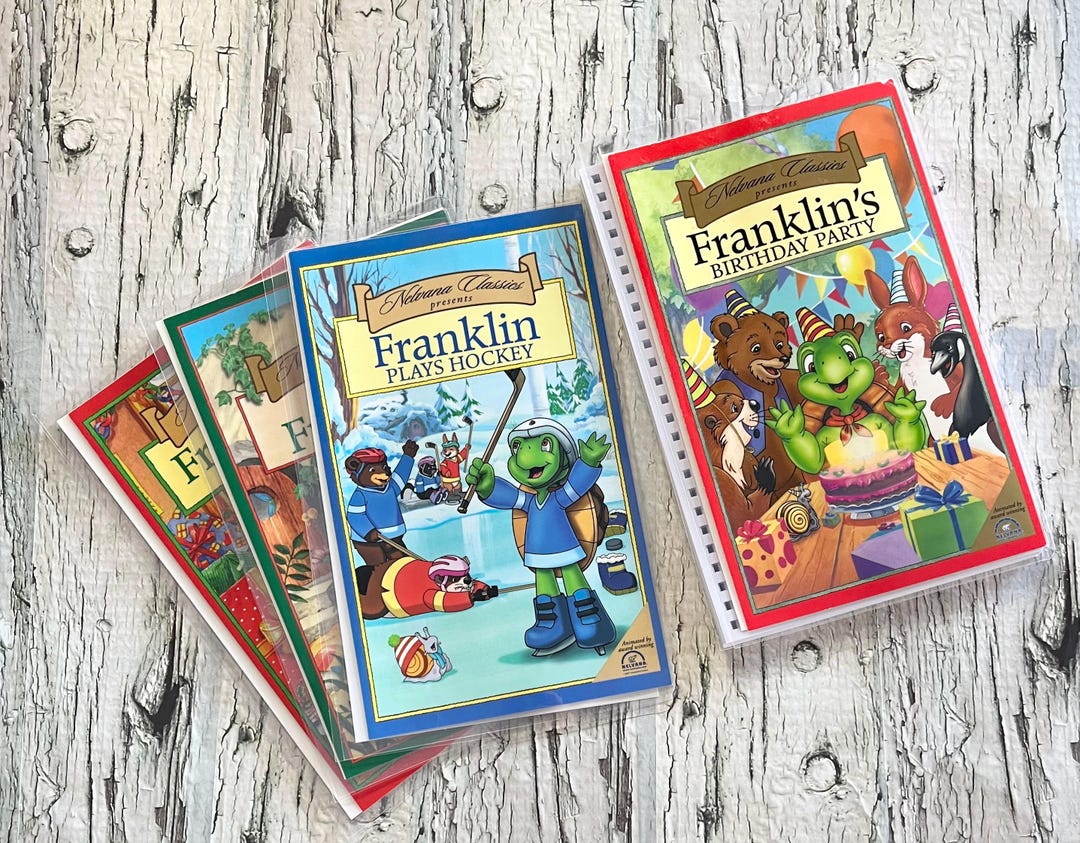 Franklin the Turtle VHS Notebooks - Etsy