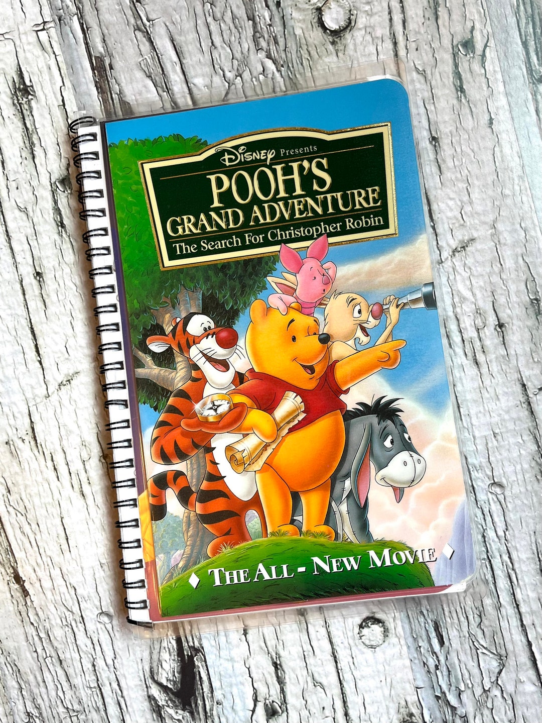 Poohs Grand Adventure Winnie the Pooh VHS Notebook - Etsy