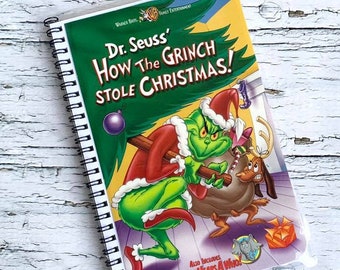 Grinch Notebook - Etsy