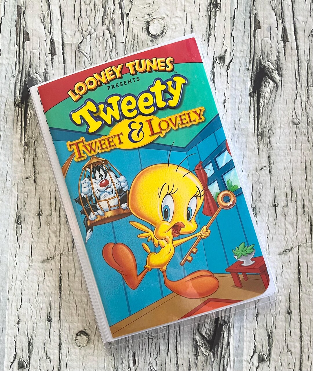 Tweety Tweet and Lovely VHS Notebook - Etsy
