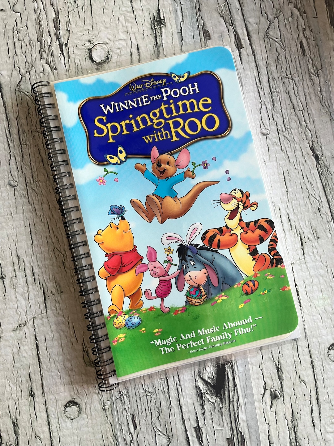 Winnie the Pooh Springtime With Roo VHS Notebook - Etsy
