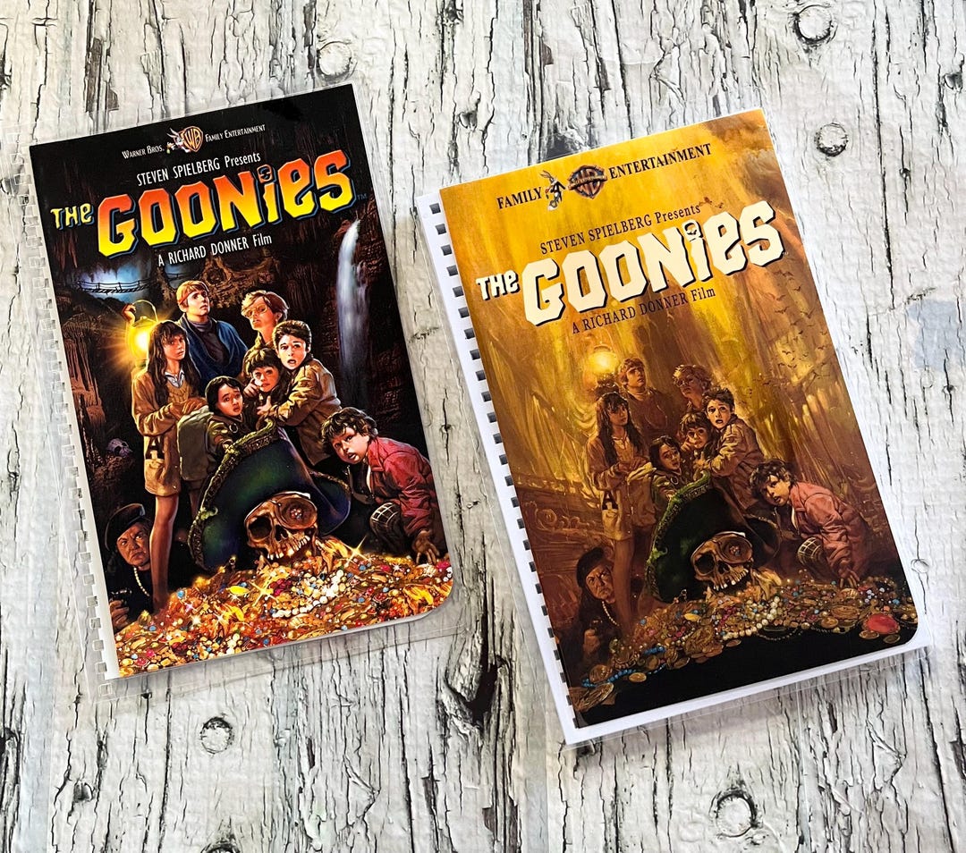The Goonies VHS Notebooks Covers - Etsy