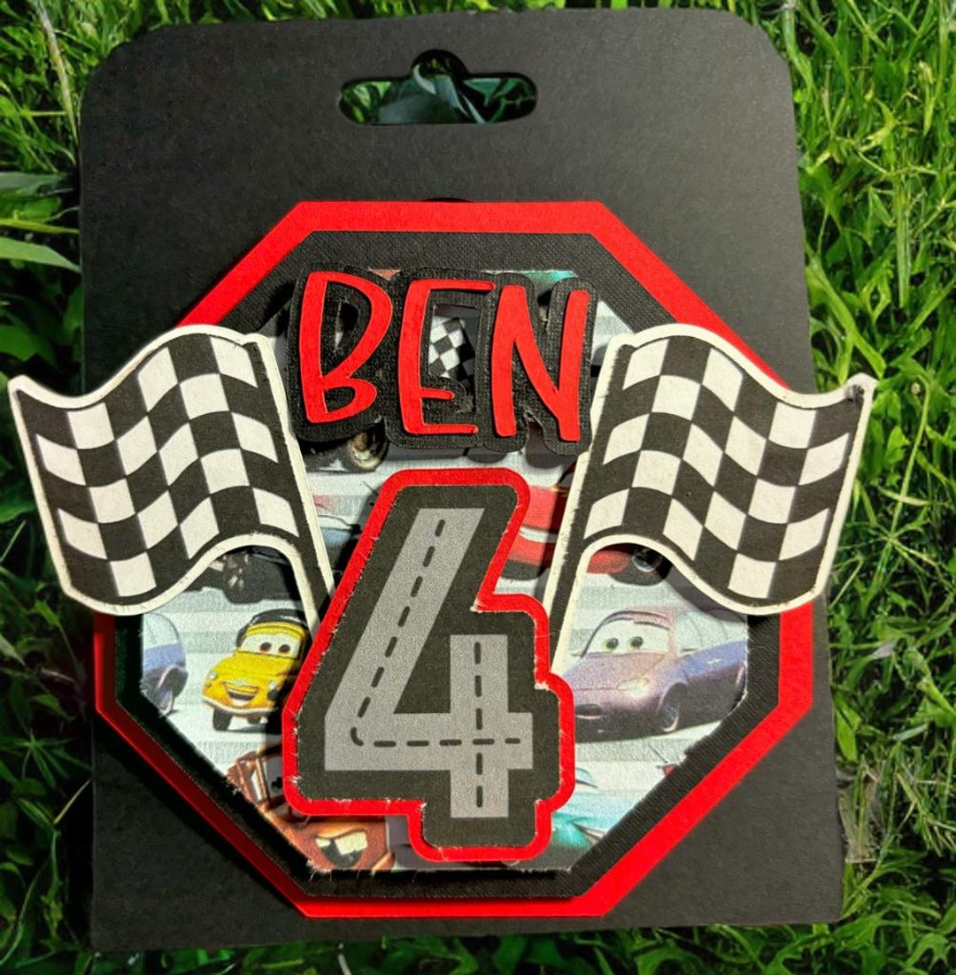 Cars Birthday Badge - Etsy