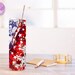 Fourth of July Tumbler, 20 Oz Skinny, Stars Sublimation Design, Red ...