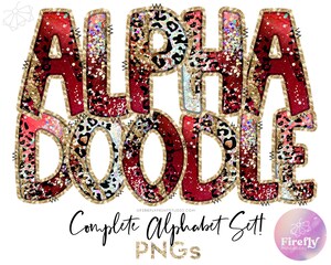 Pink Glitter Letters and Numbers, Pink Glitter Alphabet, Pink Glitter ...