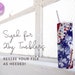 Fourth of July Tumbler, 20 Oz Skinny, Stars Sublimation Design, Red ...