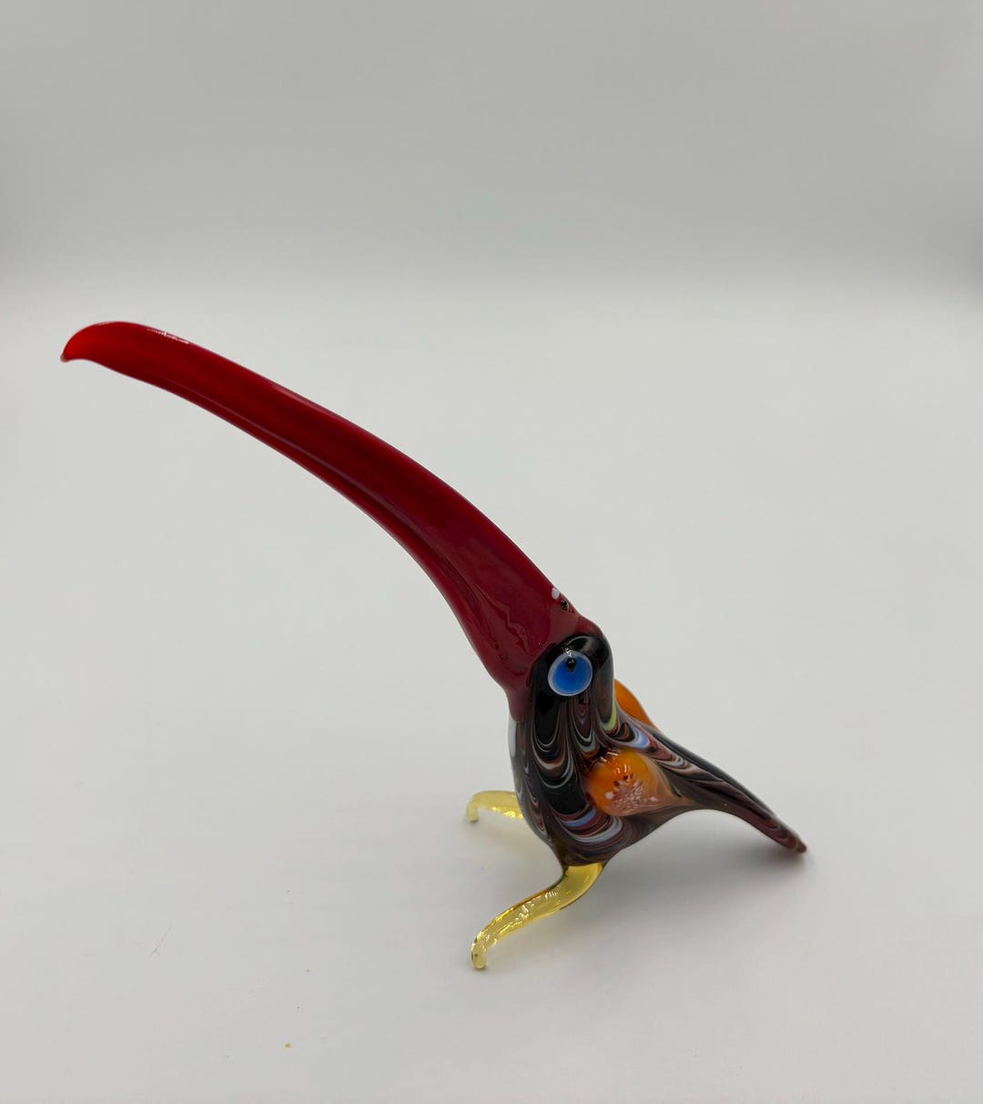 Murano Glass Toucan Figurine Glass Toucan Sculpture Exotic Bird Decor ...
