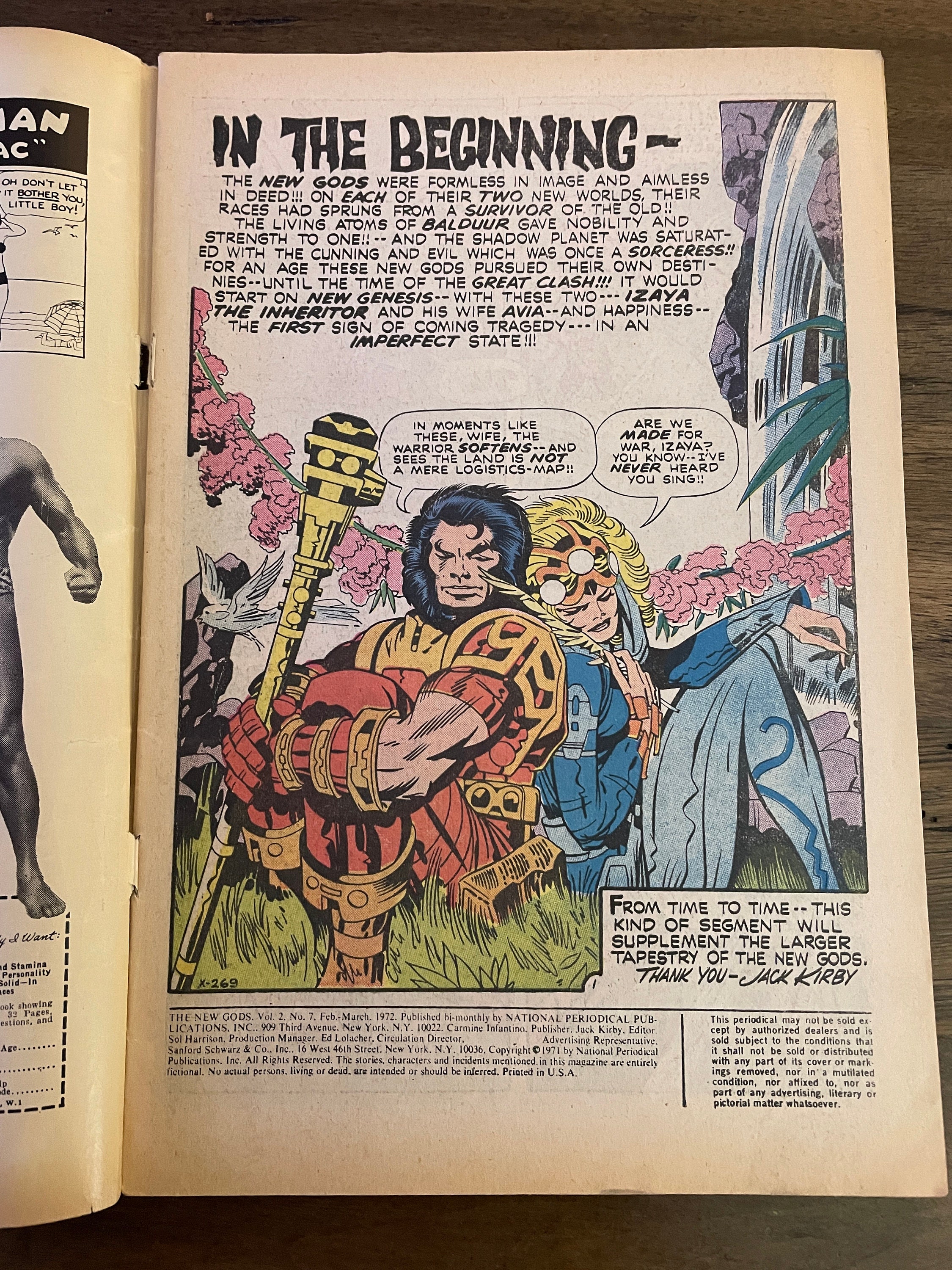 DC New Gods #7 - 1st Appearance of Steppenwolf - Etsy