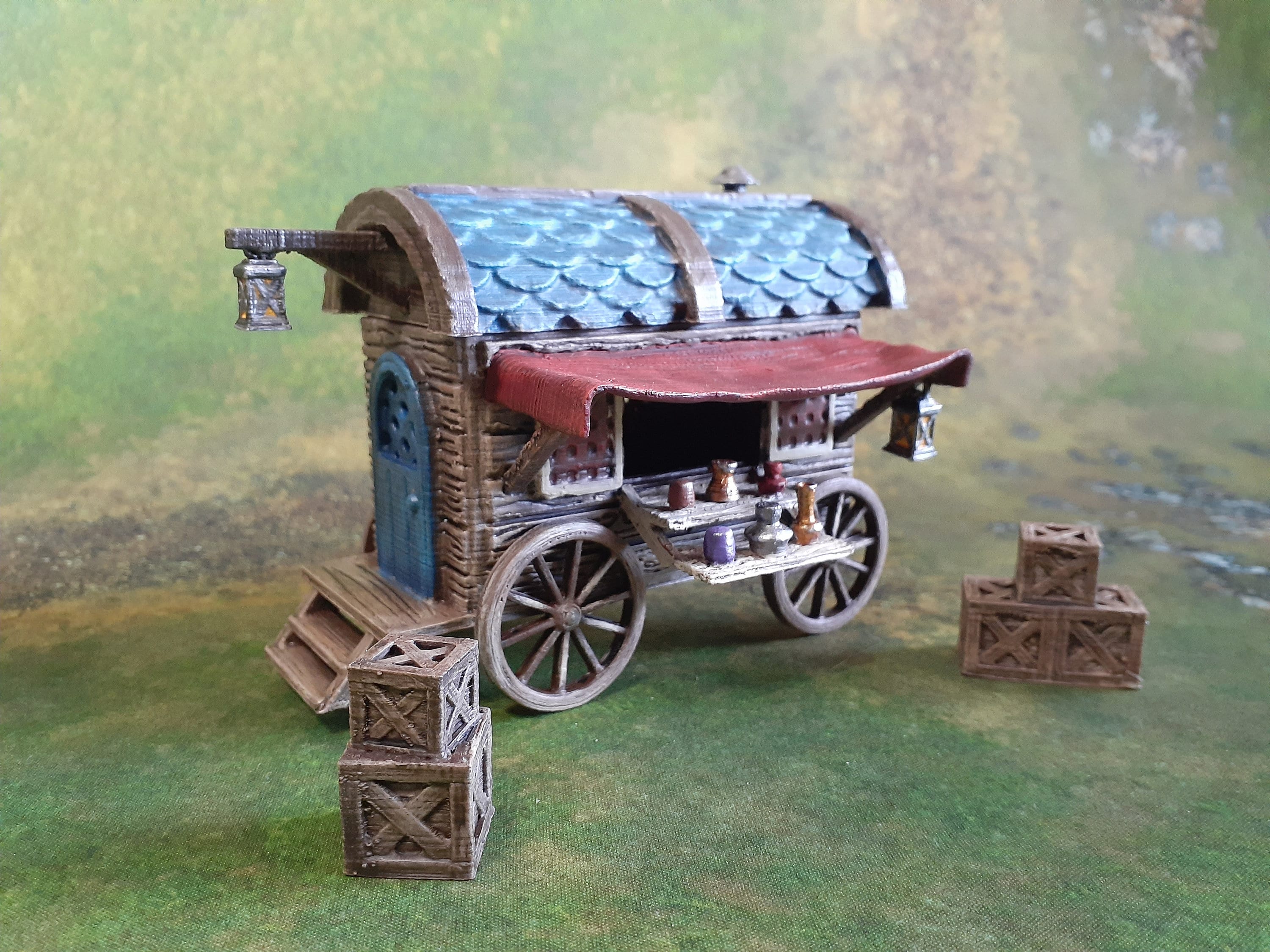 Medieval Merchant Cart