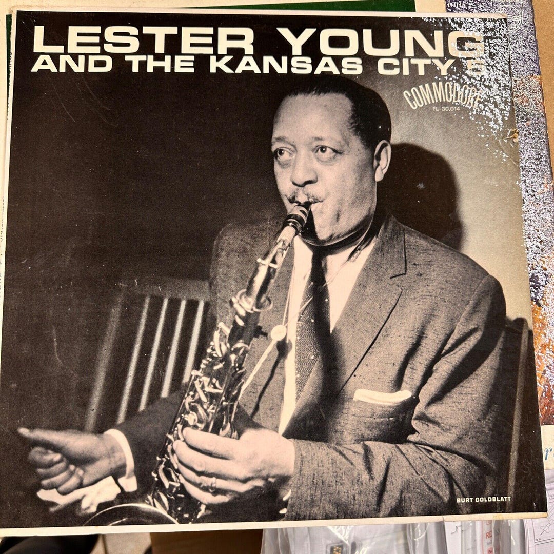 Lester Young and the Kansas City Five LP Commodore FL 30,014 1961 1st ...