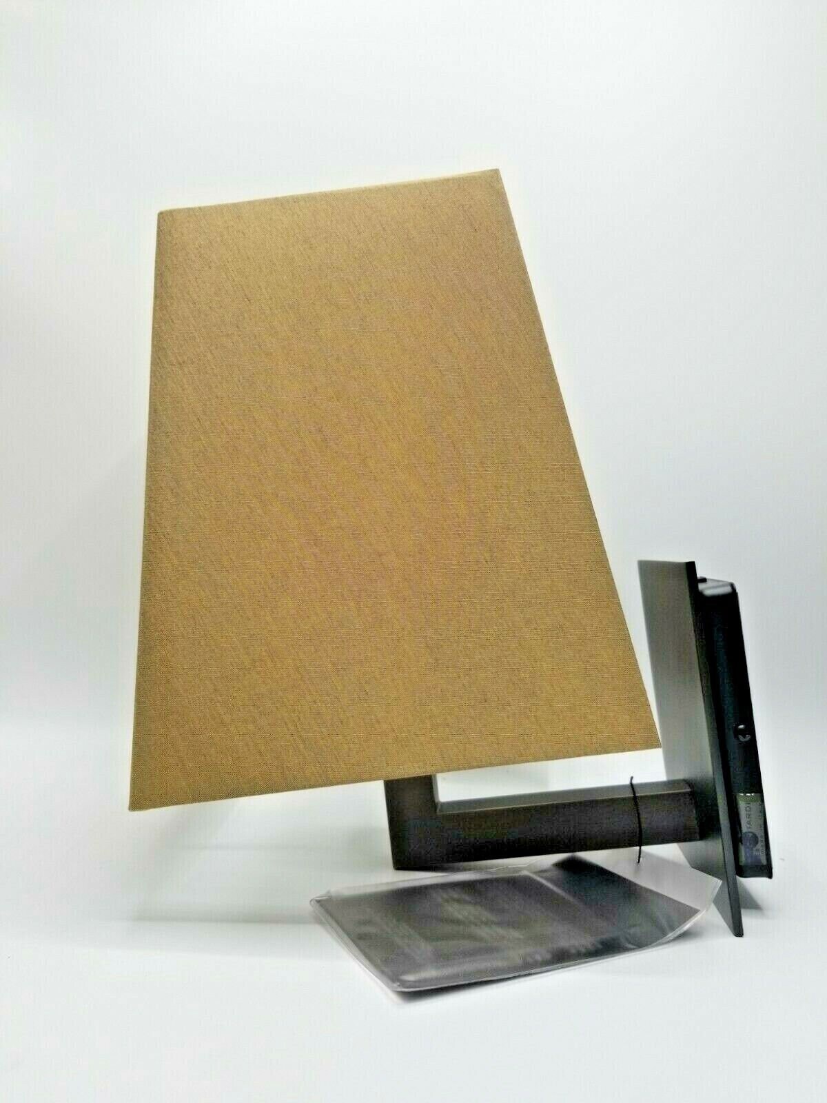 Contardi Quadra AP Wall Lamp Sconce, Satin Bronze Finish / Opera Brown ...