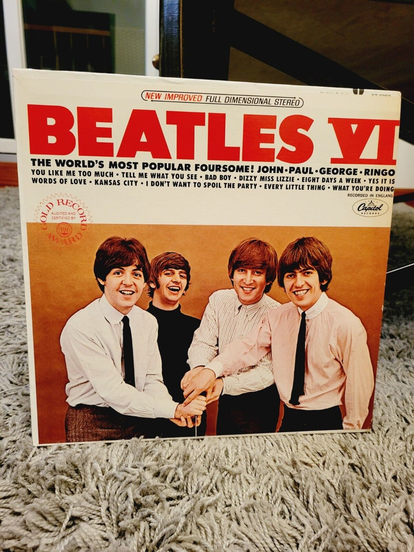 The Beatles VI Apple Records US 1975 Reissue Stereo Exc. Vinyl ...
