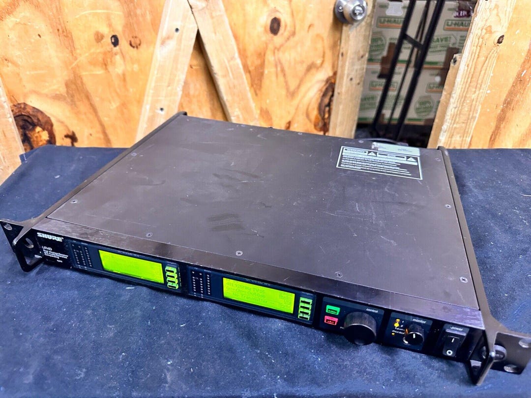 Shure UR4D G1 Dual Wireless Microphone Receiver - 470-530 Mhz ONE - 4 ...