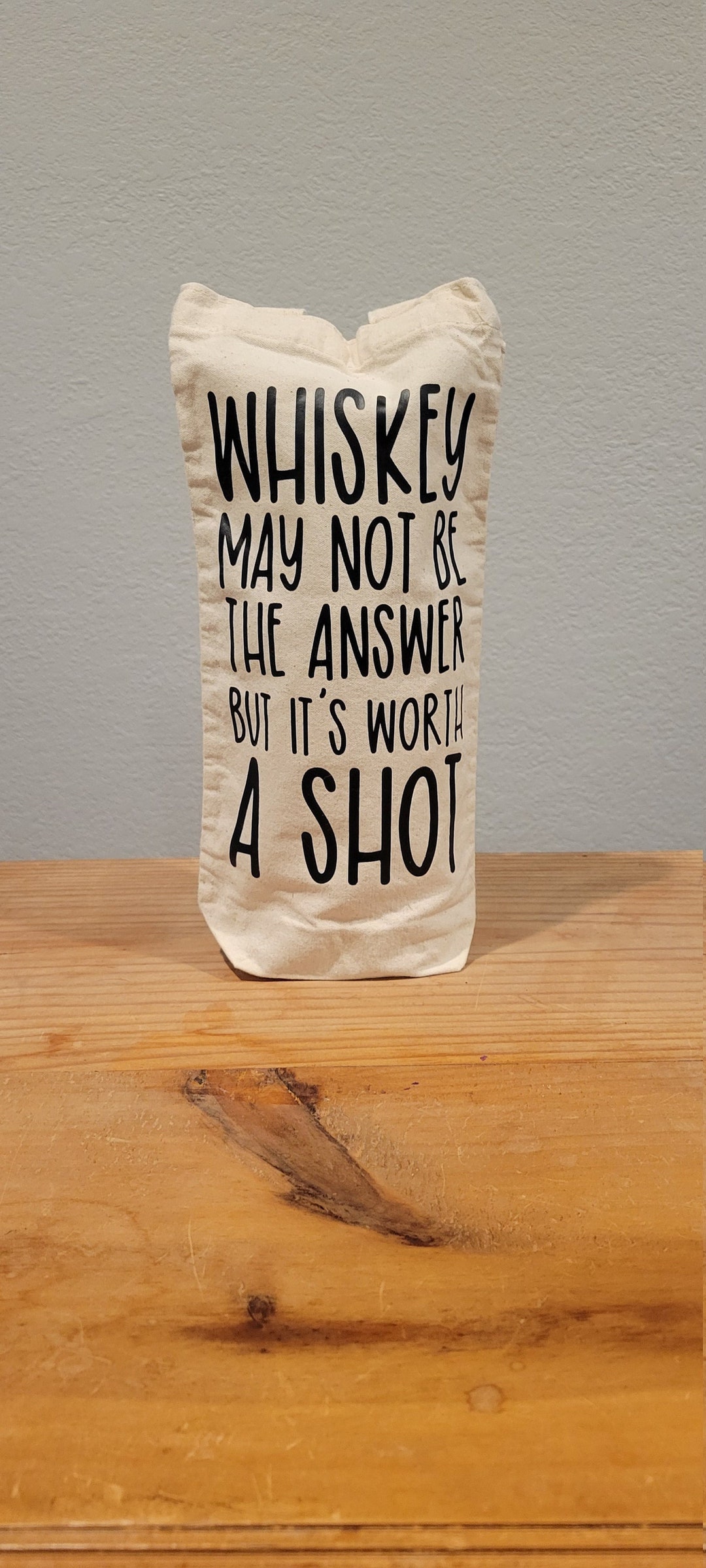 Whiskey May Not Be the Answer but It's Worth A Shot Gift Tote Bag - Etsy