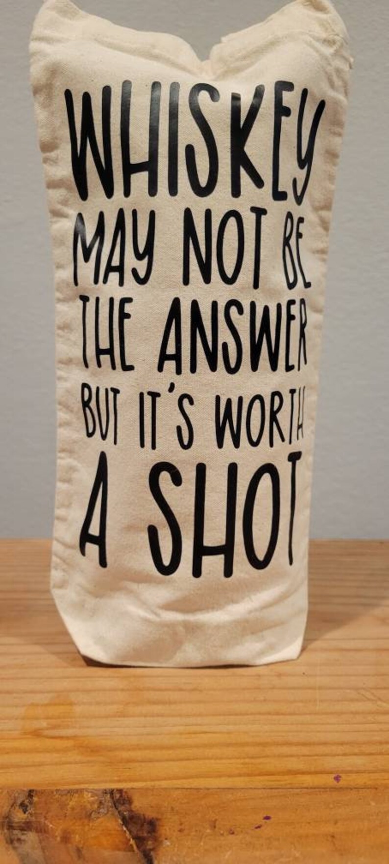 Whiskey May Not Be the Answer but It's Worth A Shot Gift Tote Bag - Etsy